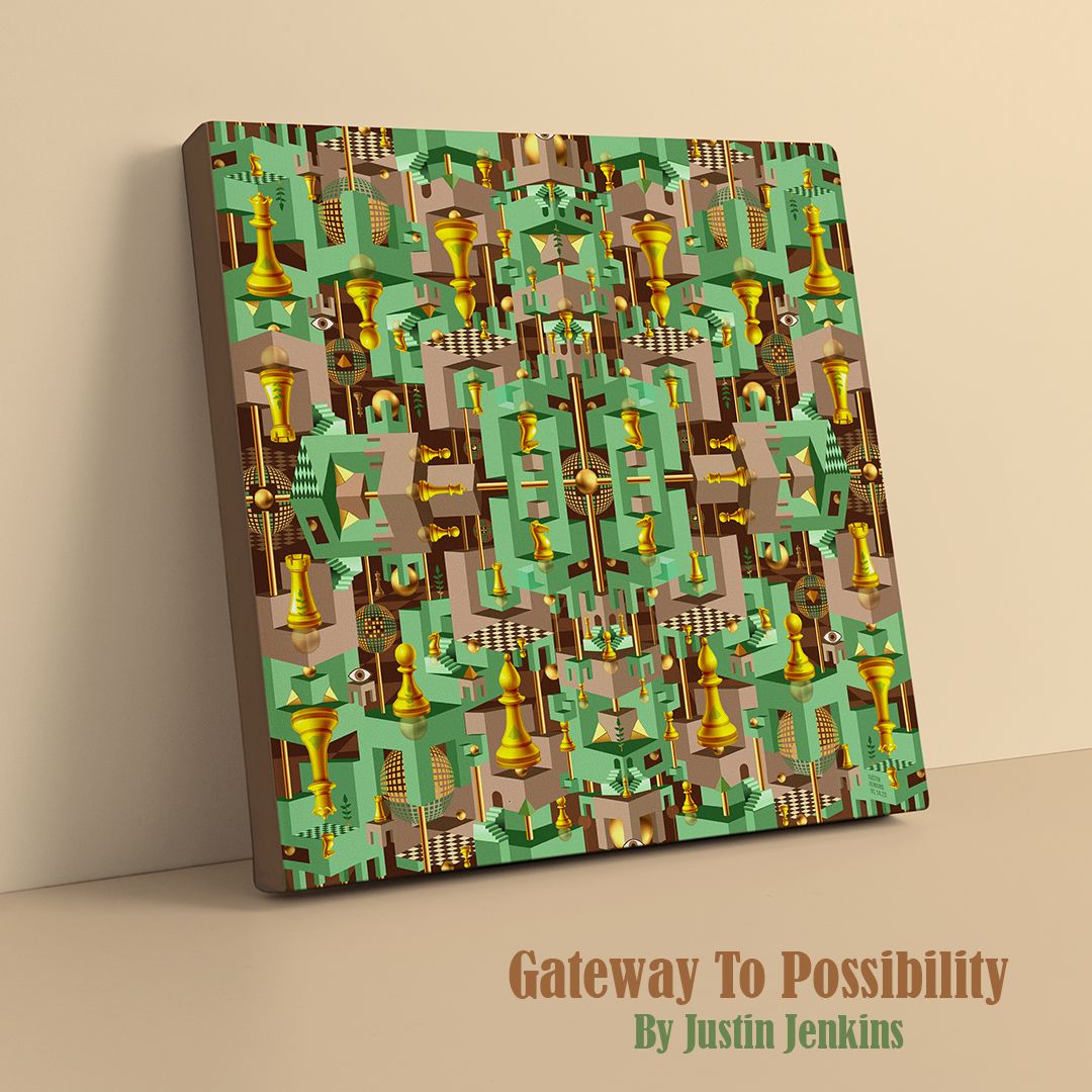 The Geometric Art Collection by artist Justin Jenkins